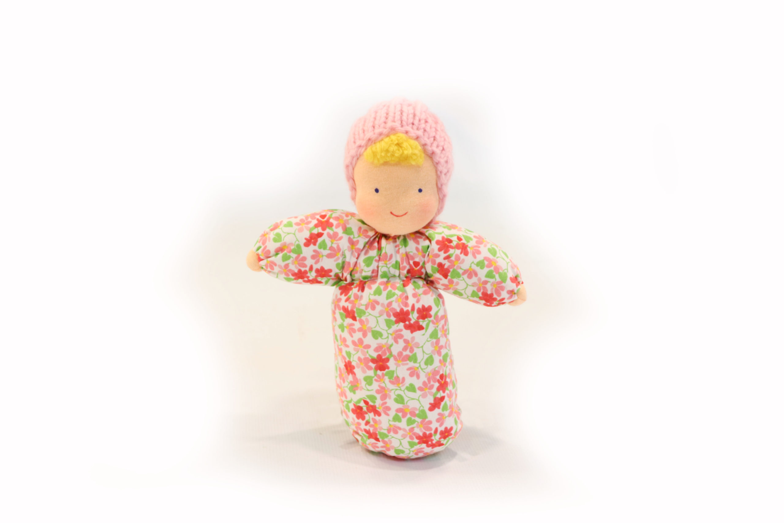 Home Shop Pretend Play Waldorf Dolls Evi Wrapped Doll Pink
