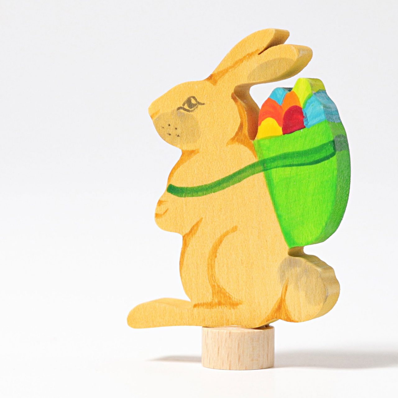 Grimm's Rabbit with Basket Decoration - Treelight Toys