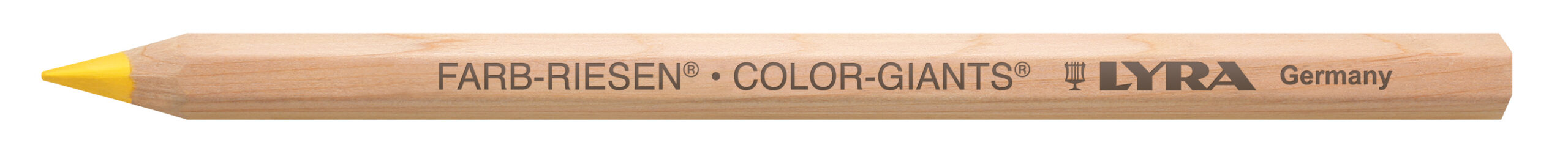 Lyra Colour Giants Unlacquered Box 12 singles - Lemon Yellow ...